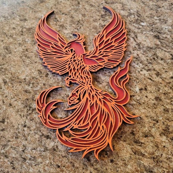 Multilayer Parrot Laser Cut File 3D Layered Parrot Paper Cut File SVG ...