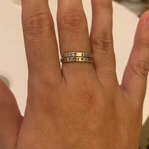 St. Raphael the Archangel Heals Me' hand Stamped Ring | Etsy