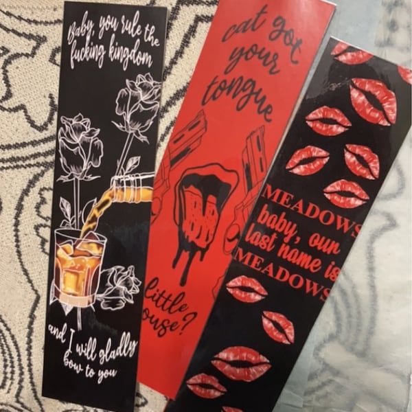 3 “haunting Adeline” INSPIRED Bookmarks, Haunting Adeline, Dark Romance ...