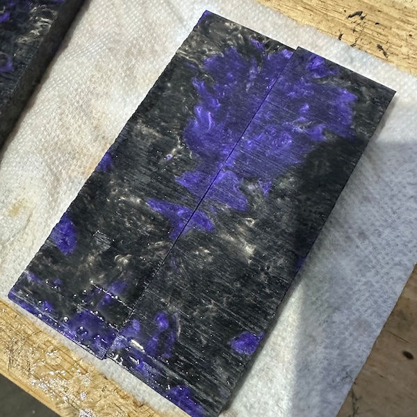 Acrylic Knife Handle Scales - Velvet Rogue - Etsy