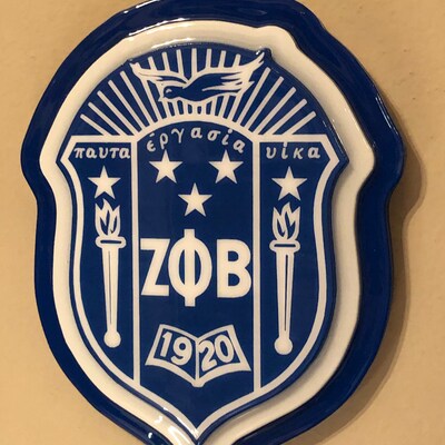 Zeta Phi Beta Wood Shield - Etsy