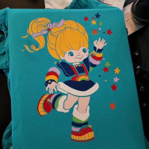 Rainbow Brite 80s Vector SVG Png Dxf Eps Template, for Sublimation ...