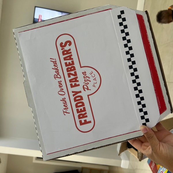 FNAF Printable Pizza Box Cover - Five Nights at Freddy's Digital ...