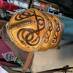 Leather Costrel Pattern Medieval / Fantasy PDF SVG LASER - Etsy