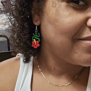 3d Printed Coqui Puerto Rico Earrings - Etsy