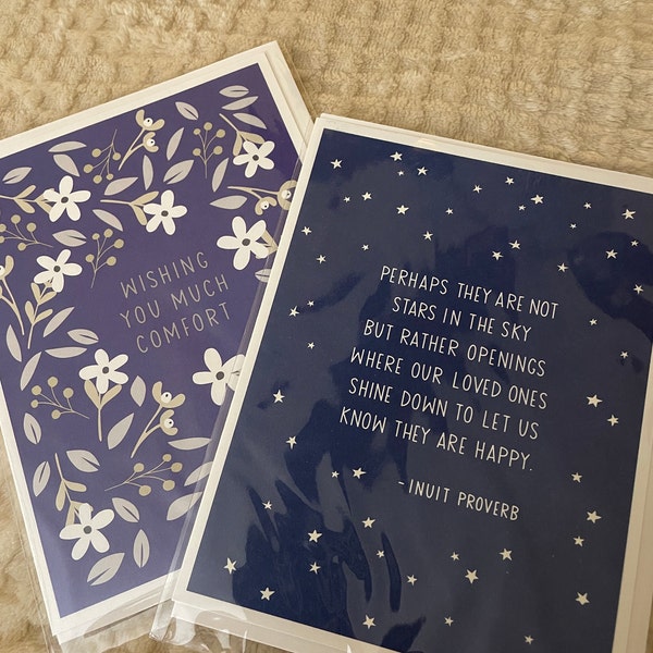 Sympathy Card, Condolence Card, Friendship Support Card, Empathy Cancer ...