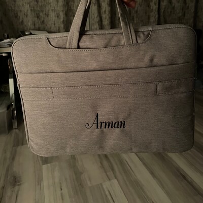 Monogrammed Laptop Sleeve, Custom Laptop Tablet Case, Personalized ...