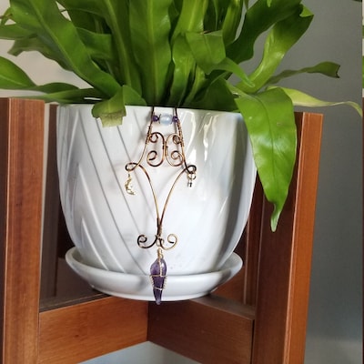 Pot Hugger Garden Decor Flower Pot Decoration Crystal Plant - Etsy