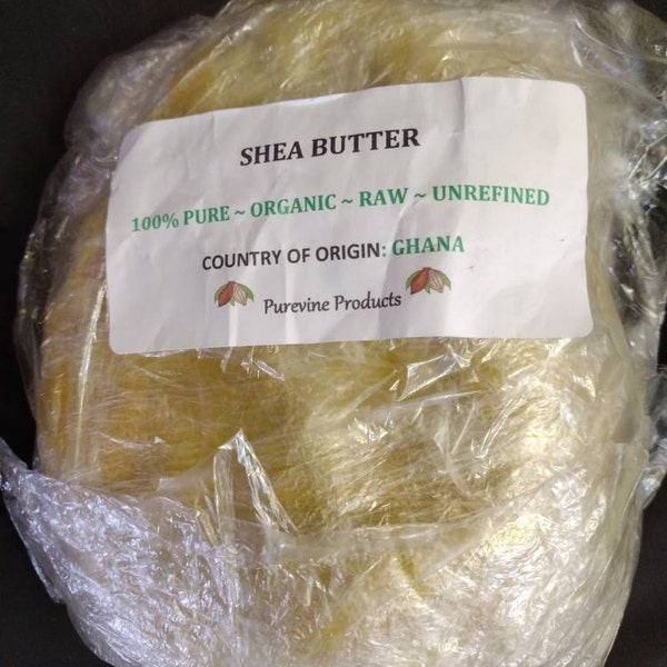 100% Raw African SHEA BUTTER Unrefined Organic Pure Premium Quality ...