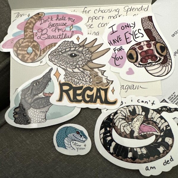 Hognose Snake Dramatic Playing Dead Funny Reptile Vinyl Sticker - Etsy