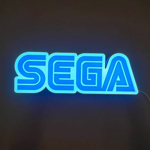 SEGA Sign for Gaming Room Decor Sega CD, Sega Genesis, Sega Saturn and ...