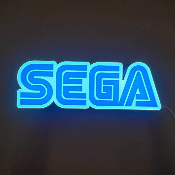 SEGA Sign for Gaming Room Decor | Sega CD, Sega Genesis, Sega Saturn ...