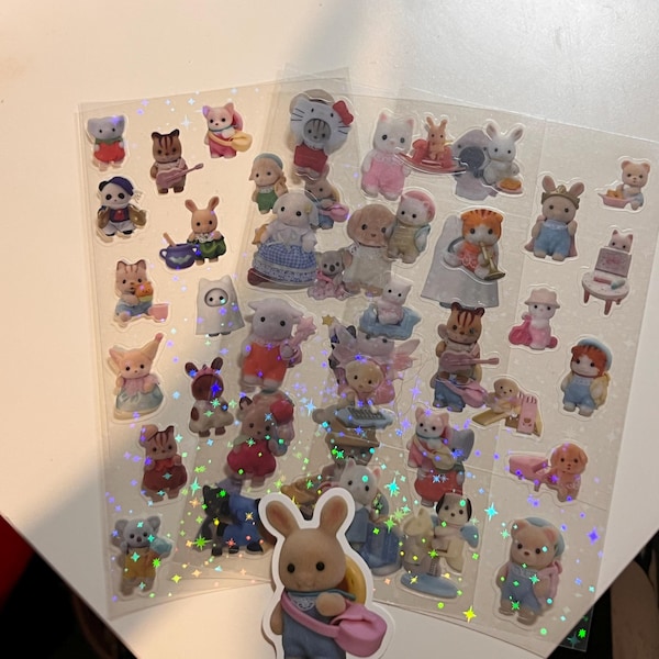 Vintage Japanese Snacks & Ramune Soda Stickers Sparkling Holographic ...