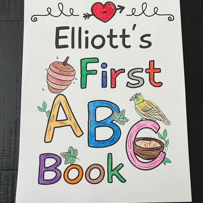 ABC Blank Alphabet Template DIY Alphabet Cards Coloring Pages Baby ...