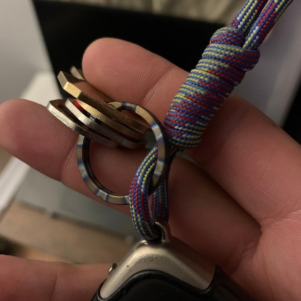 Tisurvival Titanium Split Rings - Etsy