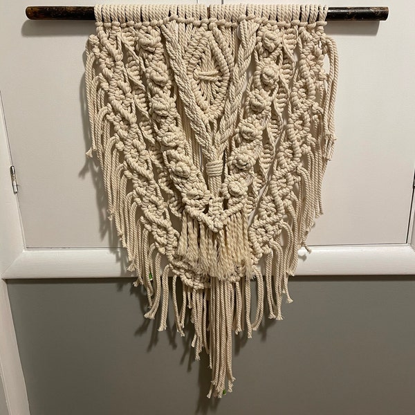 Macrame Pattern PDF Tutorial Instant Download DIY Wall Hanging Rainbow ...