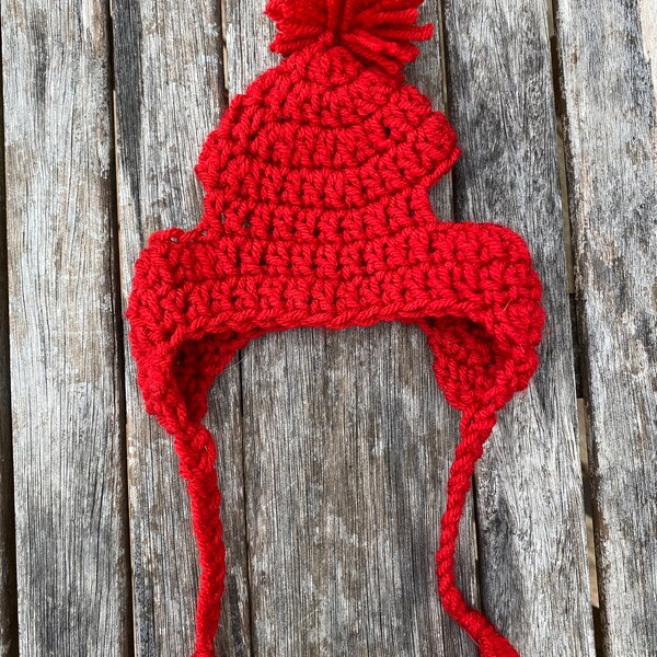 Instant Download - Crochet Pattern Earflap Dog Hat Small Dog Beanie - Etsy