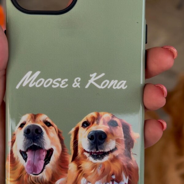 Custom Life is Better With Pet Phone Case, Portraits Using Pet Photo ...
