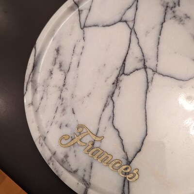 Personalized Marble Desk Name Plate, Handmade Custom Marble Nameplate ...