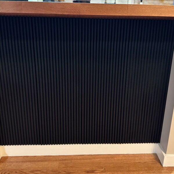 IN STOCK: Wide 2" Flutes, Fluted Wall Panel (unfinished MDF), Scalloped ...