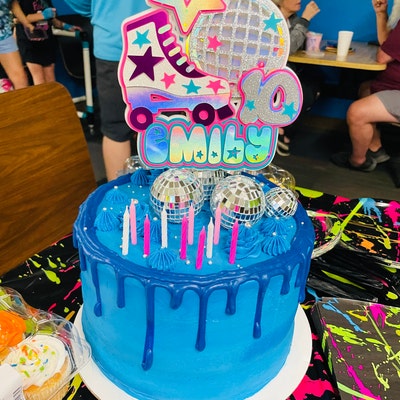 One Rocks Rock N Roll Born to Rock Theme Cake Topper - Etsy