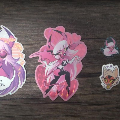 Helluva Boss Stickers Verosika, Striker, Sallie May, Deerie 5 Designs ...