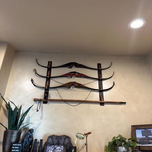 6-bow Leather Traditional Archery Bow Holder/bow Rack - Etsy