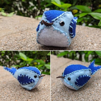 PDF Pattern Felt Bird Plush - Etsy