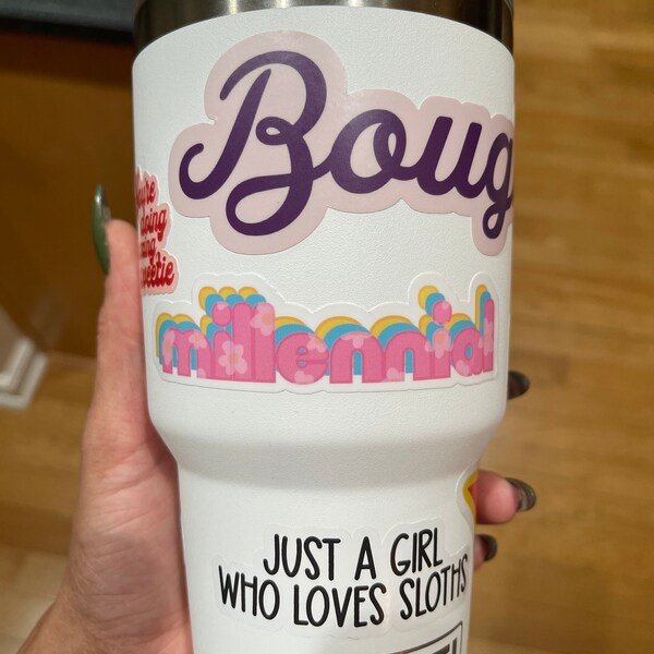 Millennial Throwback Sticker - Etsy