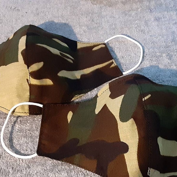 Army Camouflage Print Fabric: 100% Cotton Material, 44”W - by the Yard ...