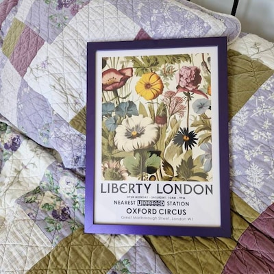 Liberty London Store, William Morris Print, Flower Market Print ...