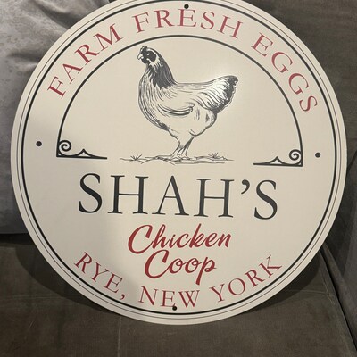 Farm Fresh Eggs Sign, Custom Chicken Sign, Custom Farm Sign, Chicken ...