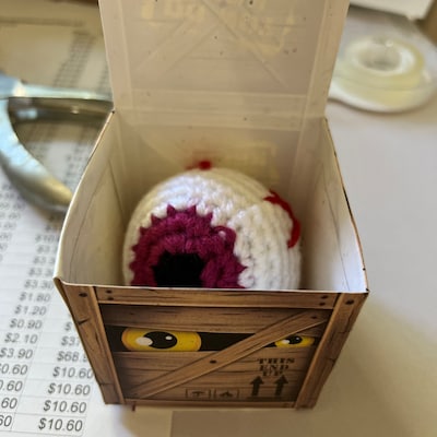 PRINTABLE Monster Crate Mini Gift Box Template PDF PNG Cut File. Mini ...