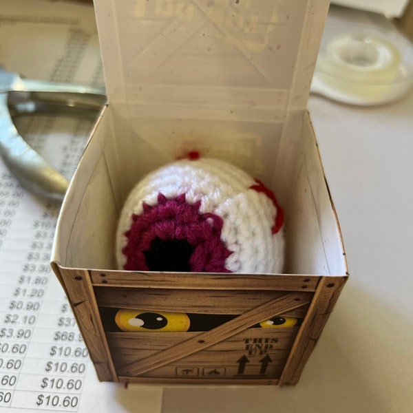 PRINTABLE Monster Crate Mini Gift Box Template - PDF + PNG Cut File ...