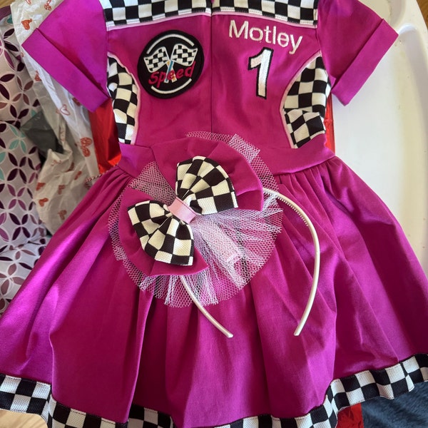 Mom and Daughter Tutu Checkered Dress-fast One Birthday-two Fast ...