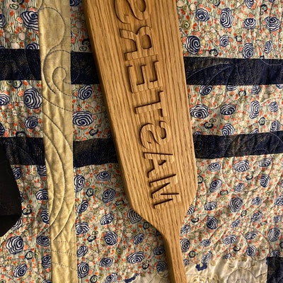 Custom Made Wooden Spanking Paddle - Etsy