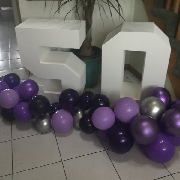 Foam Letters - Personalized, Standing, Thick Foam Letters - 30" Tall ...