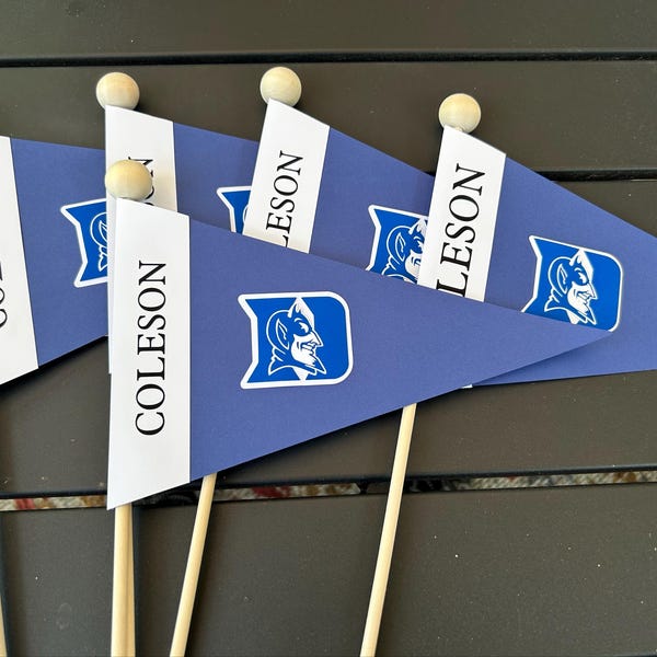 Custom College Pennant Flags | Centerpiece Pennant Flag | College Flag ...