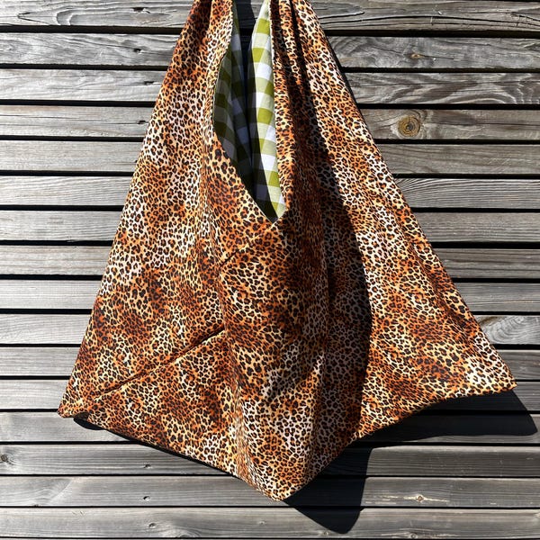 Folded Japanese Bag | PDF Sewing Pattern and Tutorial | Instant Digital ...