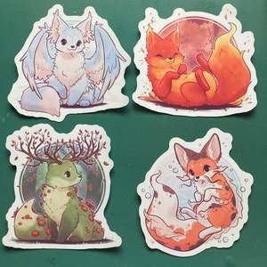 Cute Mythical Creatures Pt 3 Stickers or Prints - Etsy