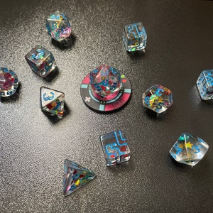 Retro Arcade Exclusive 11 Dice Set Video Game Dice With Unique DND DICE ...