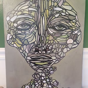 Original Graffiti Mixed Media Figures Original Abstract - Etsy