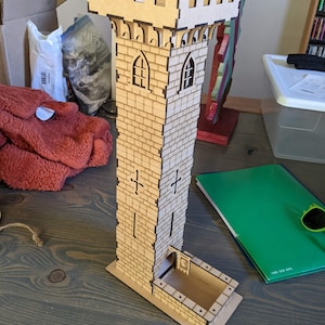 3D Dice Tower 3D Printing .stl File Digital Download - Etsy