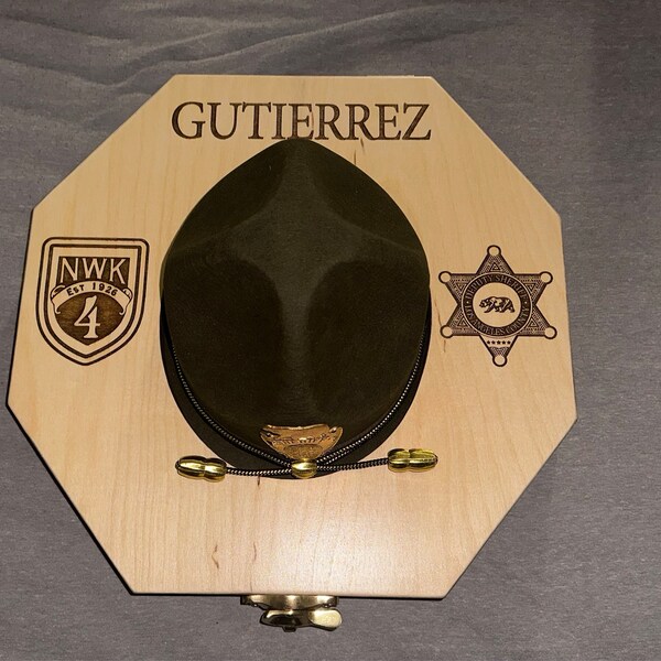 Campaign Hat Press, Drill Sergeant, Graduation/retirement Gift - Etsy