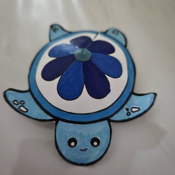 Make A Turtle Printable Activity for Kids, 3D Turtle Craft, Build A ...