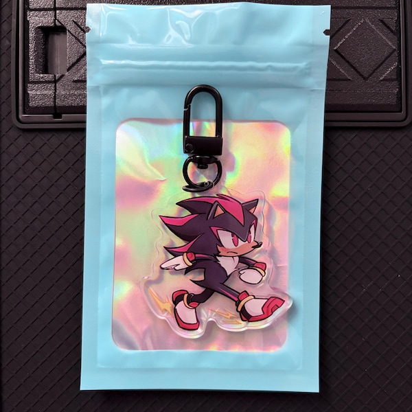 Sonic 2 Inch Acrylic Charm Keychain | Sonic Hedgehog, Shadow Hedgehog ...