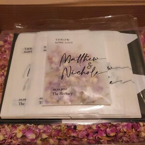 Personalised Order of Service Tissue Packets Wedding Tissues | Etsy