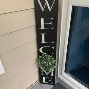Rustic Wood Welcome Sign for Porch Rustic Welcome Sign Farmhouse ...