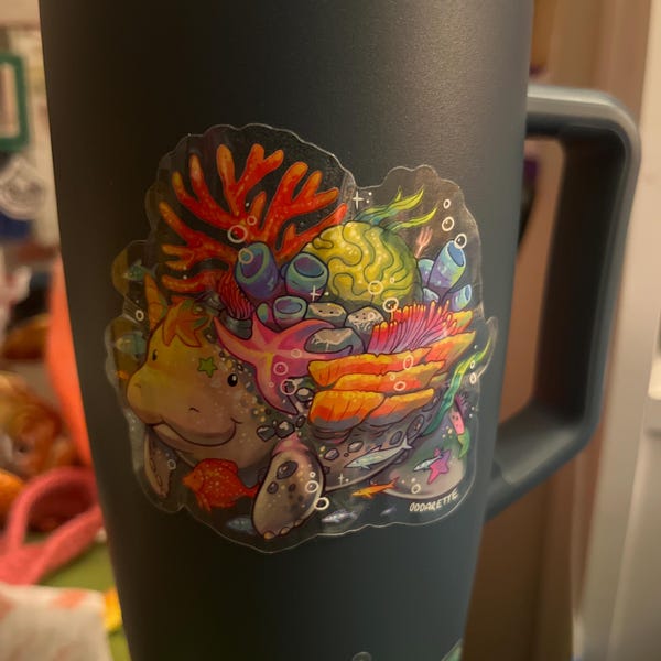 Candy Bones Sticker Transparent Sticker Vinyl Sticker Waterproof ...