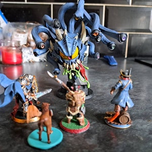 Six Sea Elf or Merfolk Miniatures for D&D Dungeons and - Etsy Canada